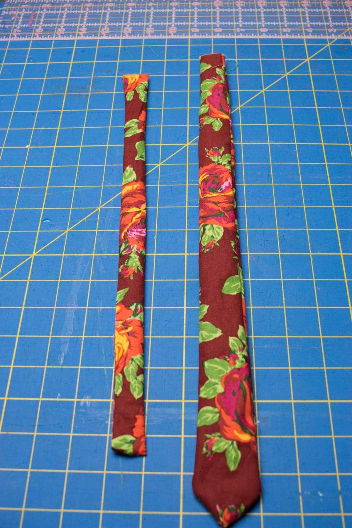 How to Make a Tie | Free Pattern Cricut Maker - Sweet Red Poppy
