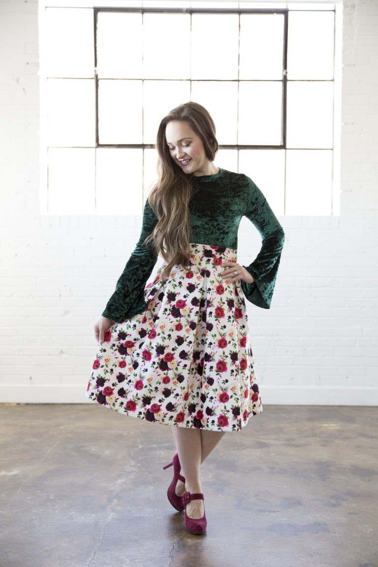 Sewing for Fall with Simplicity - Sweet Red Poppy
