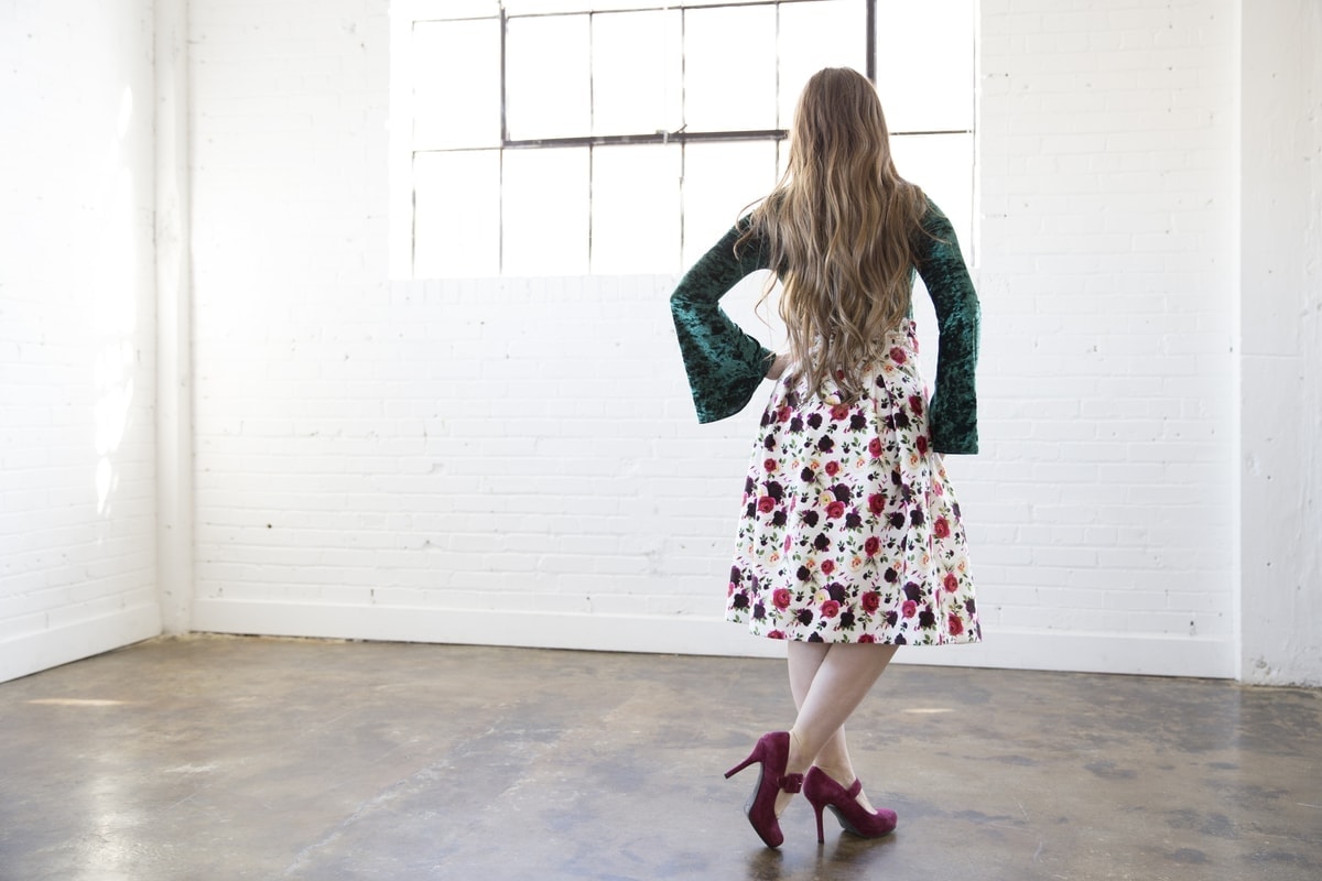 Sewing for Fall with Simplicity - Sweet Red Poppy