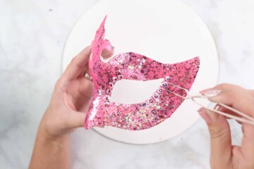 DIY Handmade Halloween Costume Mask - Sweet Red Poppy