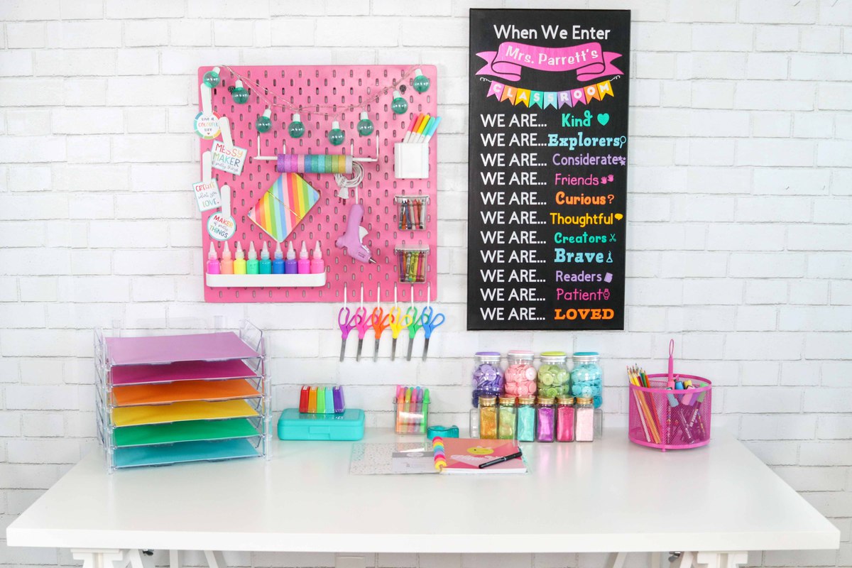 DIY Back to School Classroom Board | Cricut - Sweet Red Poppy