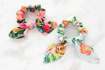 DIY How to Make A Scrunchie | Free Sewing Pattern - Sweet Red Poppy