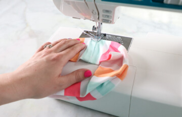 How to Sew an Ear Saver for an Elastic Face Mask - Sweet Red Poppy