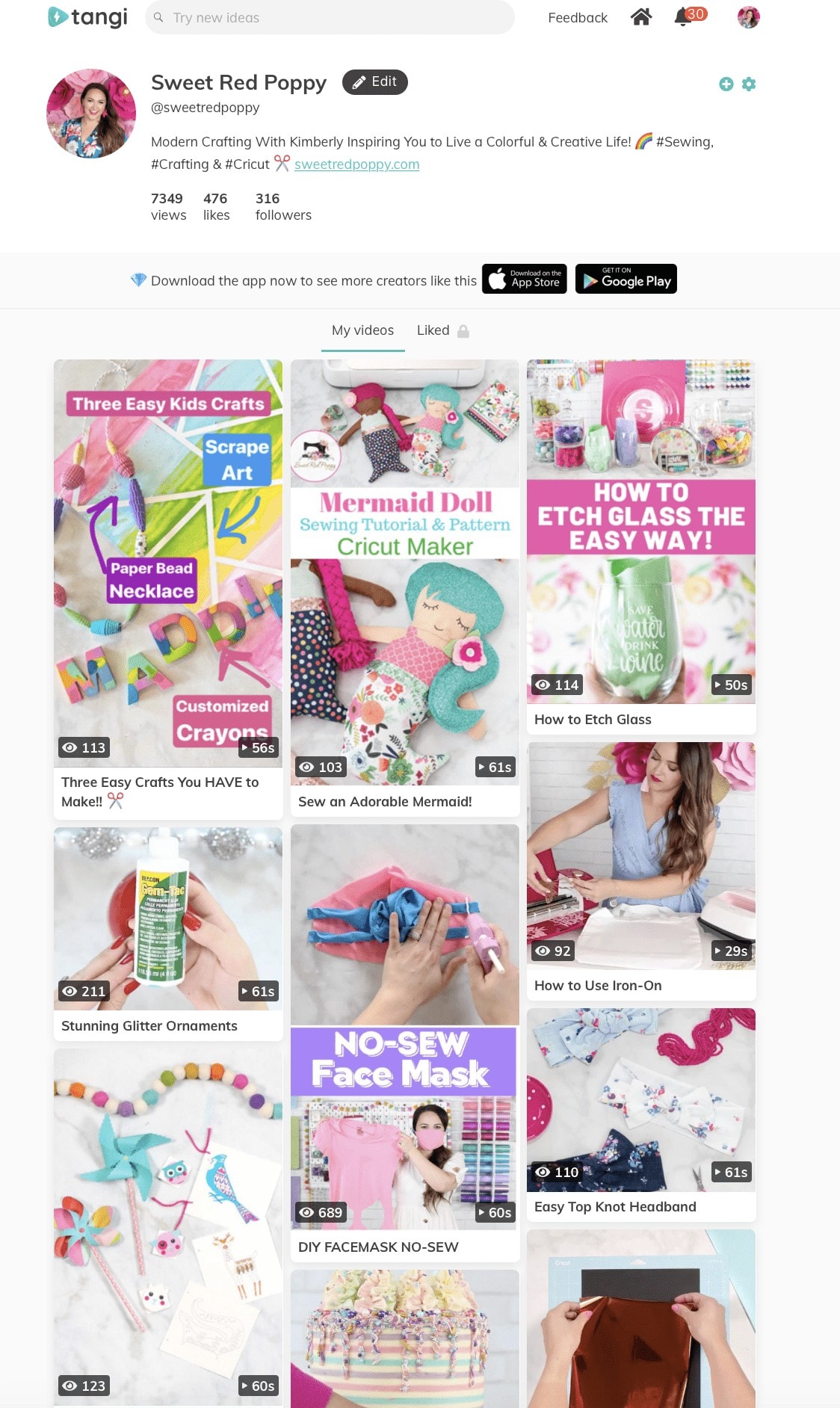 Tangi by Google Review | Tutorial - Sweet Red Poppy