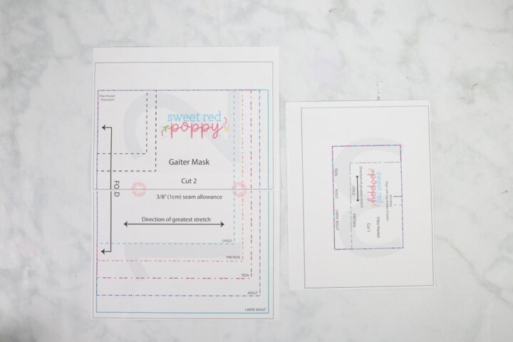 How to Make a Neck Gaiter Face Mask | Sweet Red Poppy