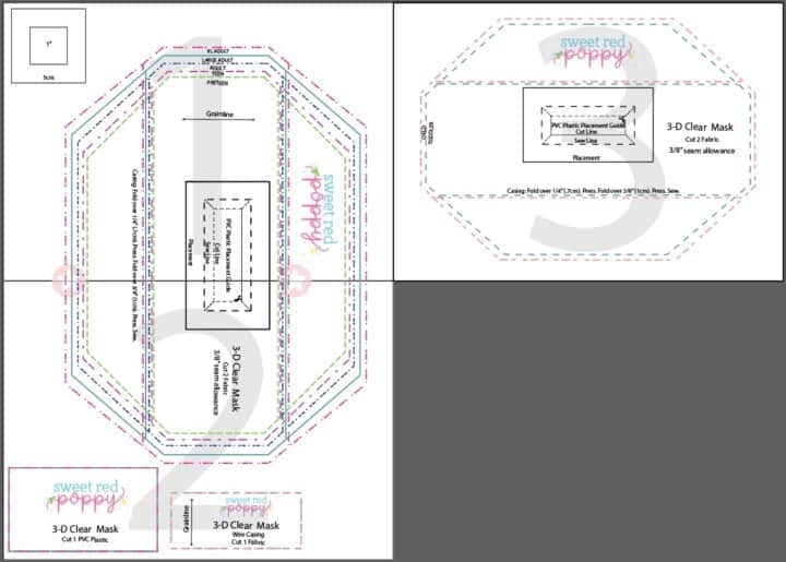 DIY 3D Clear Face Mask for the Deaf || Sweet Red Poppy