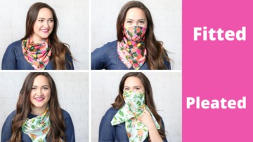 How to Make a DIY Scarf Face Mask | Sewing | Sweet Red Poppy