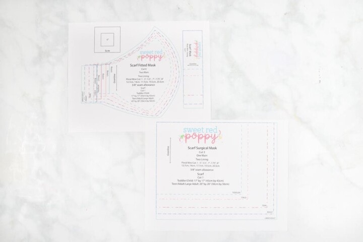 How to Make a DIY Scarf Face Mask | Sewing | Sweet Red Poppy