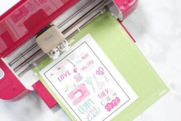 Cricut Print Then Cut Stickers Tutorial | Sweet Red Poppy