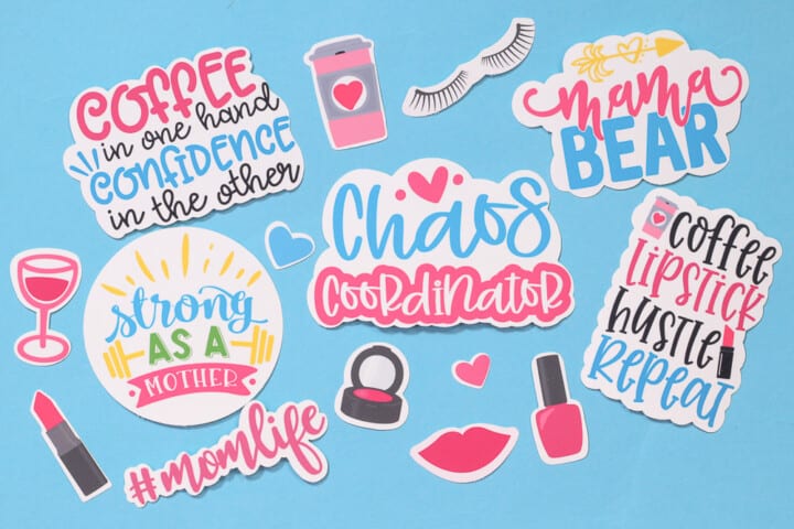 Cricut Print Then Cut Stickers Tutorial | Sweet Red Poppy