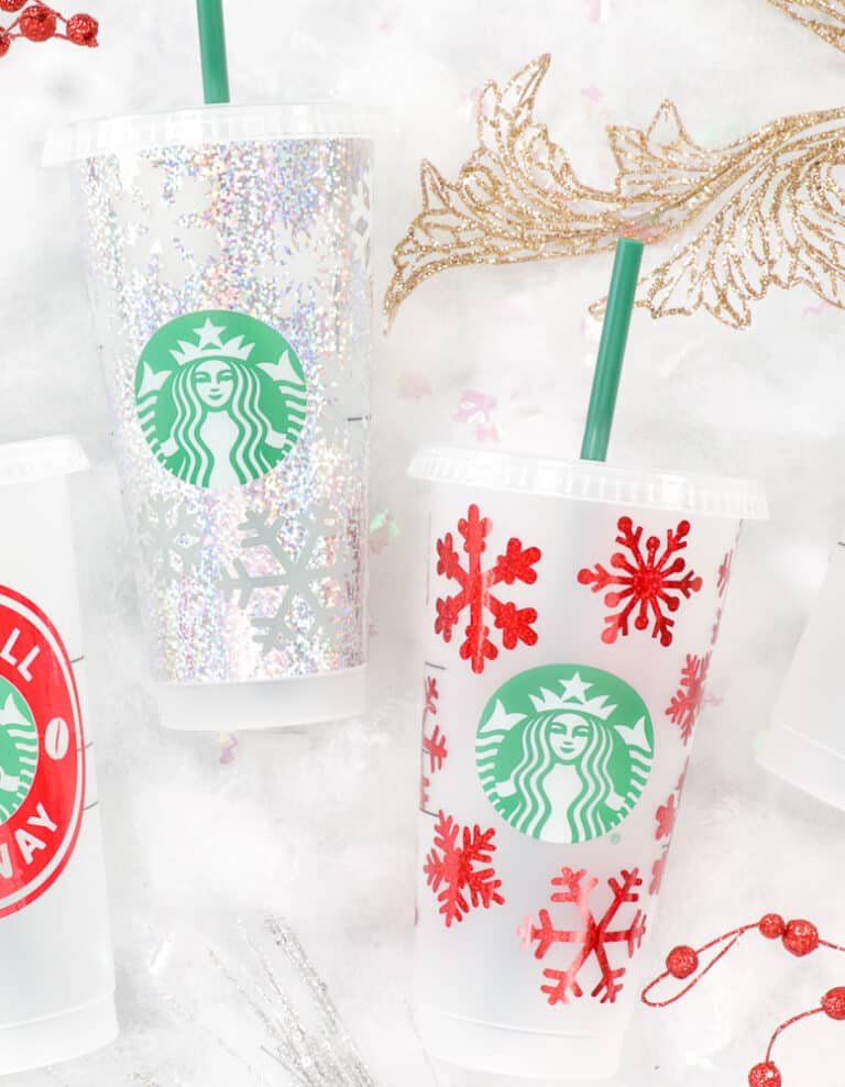 FREE Customized Starbucks Wrap Cup Tutorial | Sweet Red Poppy