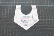Baby Bib Sewing Pattern | US sewing | Sweet Red Poppy