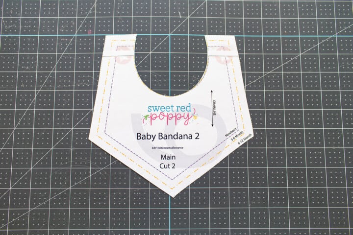 Baby Bib Sewing Pattern | US sewing | Sweet Red Poppy