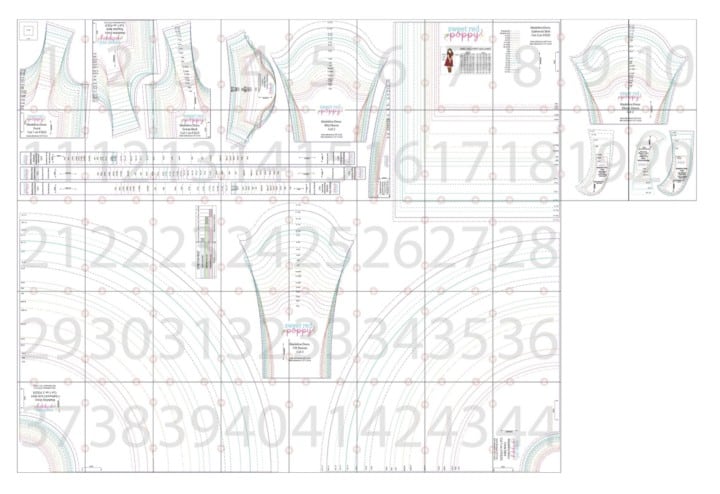 Circle Skirt Dress Pattern | Utah sewing | Sweet Red Poppy