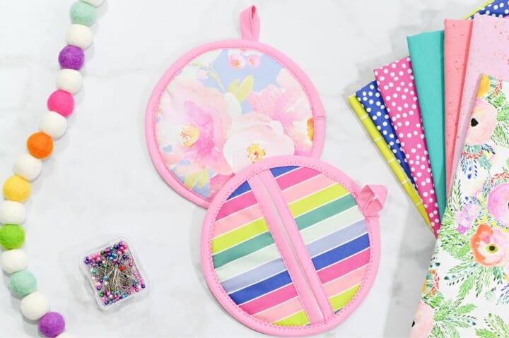 Oven Mitt Sewing Pattern | US sewing | Sweet Red Poppy