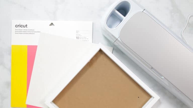 How to Use Cricut's Smart Paper Sticker Cardstock - Sweet Red Poppy