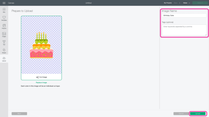 Layered Birthday Cake SVG File - Sweet Red Poppy