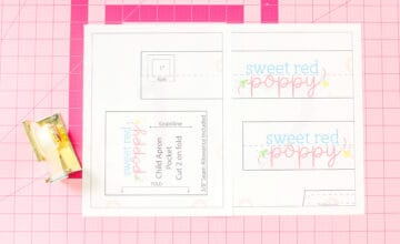 Free Apron Sewing Pattern - Sweet Red Poppy