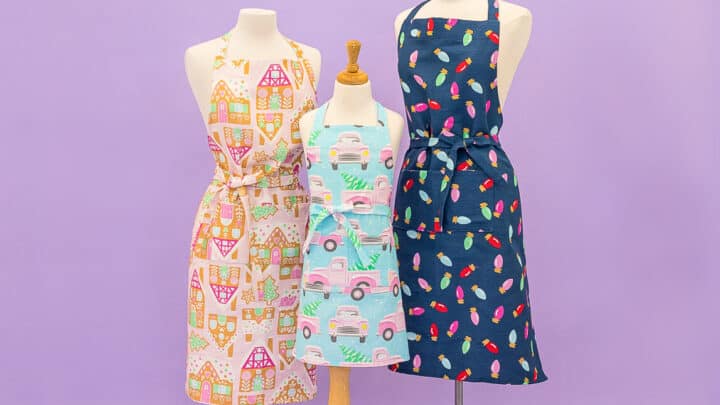 Free Apron Sewing Pattern - Sweet Red Poppy