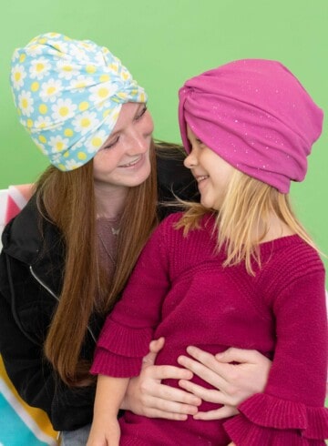 How to Sew a Chemo Cap FREE Sewing Pattern - Sweet Red Poppy