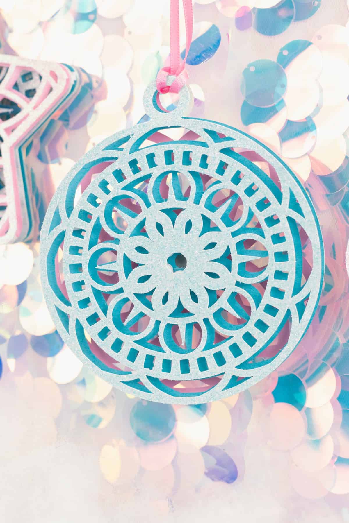 Layered Christmas Ornaments Free SVG Files - Sweet Red Poppy