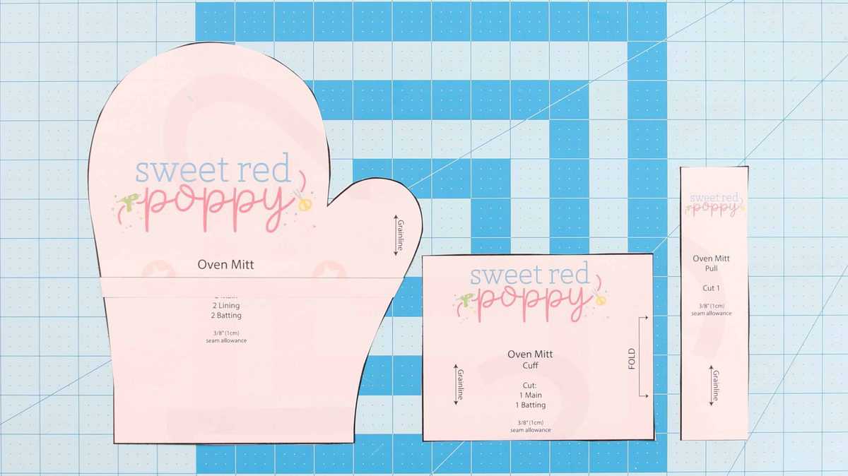 DIY Oven Mitt Sewing Tutorial - Sweet Red Poppy