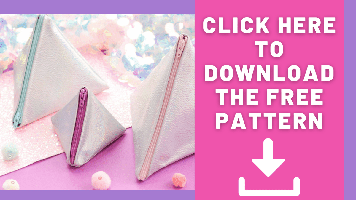 Zipper Triangle Pouch Sewing Tutorial - Sweet Red Poppy