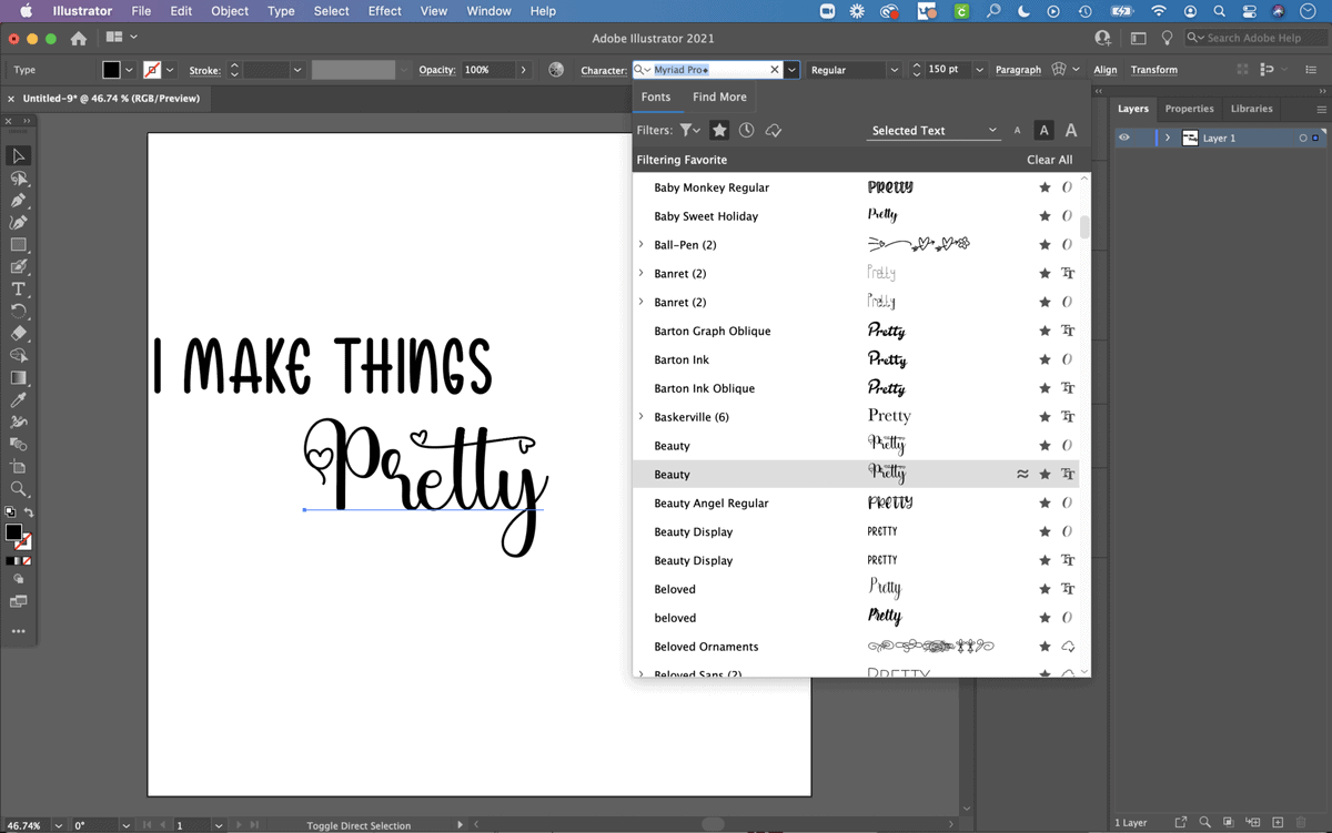 How to make SVG cut files using Adobe Illustrator for Cricut & Silhouette