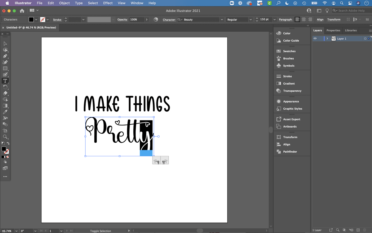 How to make SVG cut files using Adobe Illustrator for Cricut & Silhouette