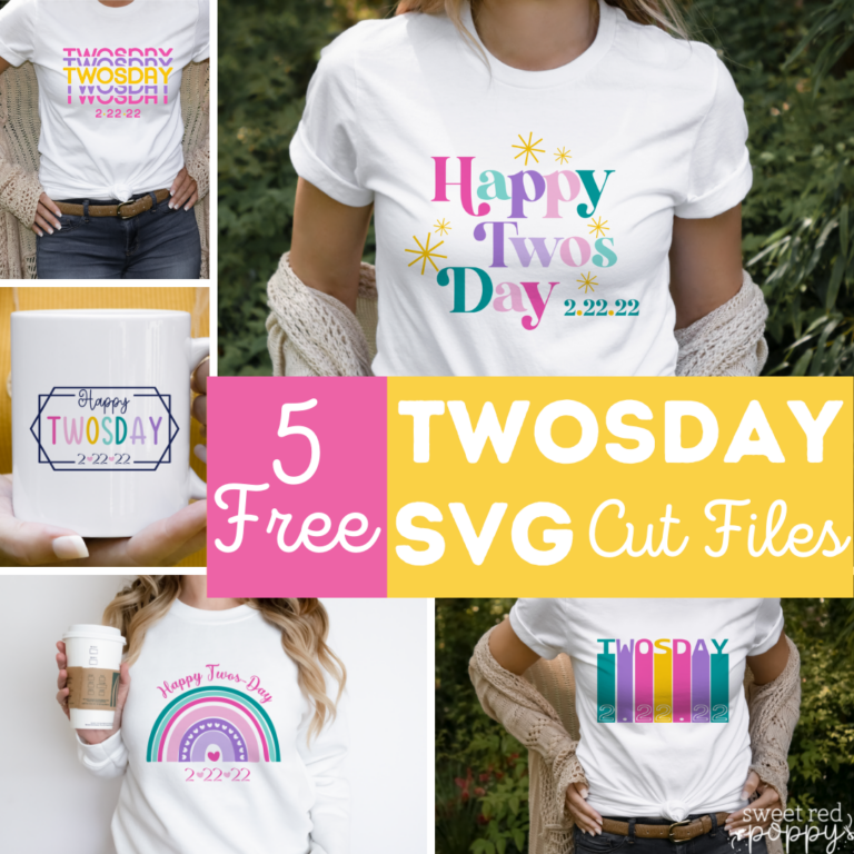 Free Twosday SVG Cut Files | Sweet Red Poppy