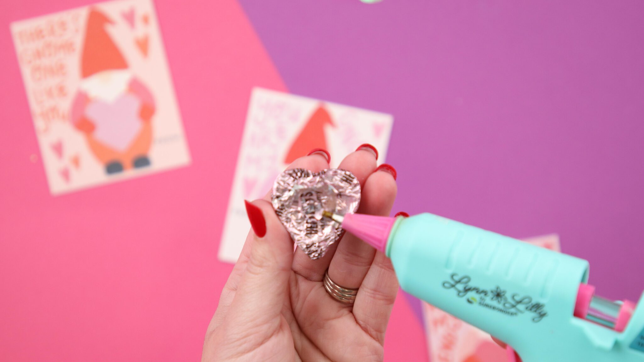 Valentine's Day Printable Gnome Cards - Sweet Red Poppy