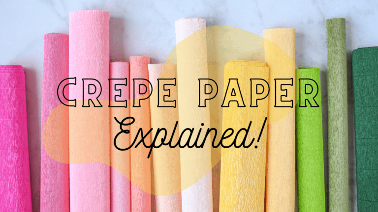 Crepe Paper Flower Resource Guide - Sweet Red Poppy