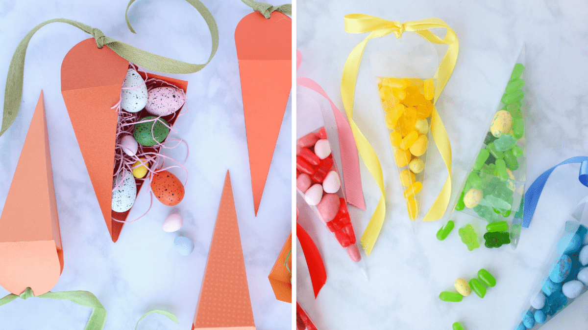 How to Make a Paper Carrot Treat Box - Sweet Red Poppy