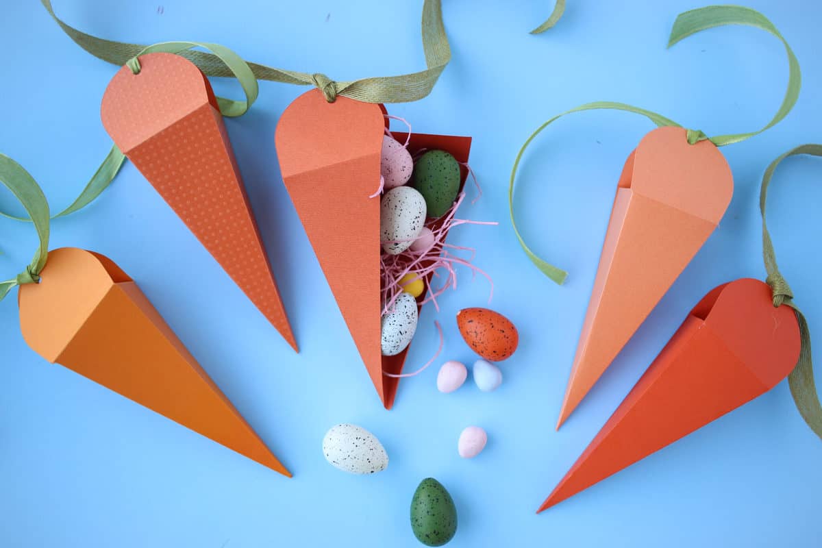 How to Make a Paper Carrot Treat Box - Sweet Red Poppy