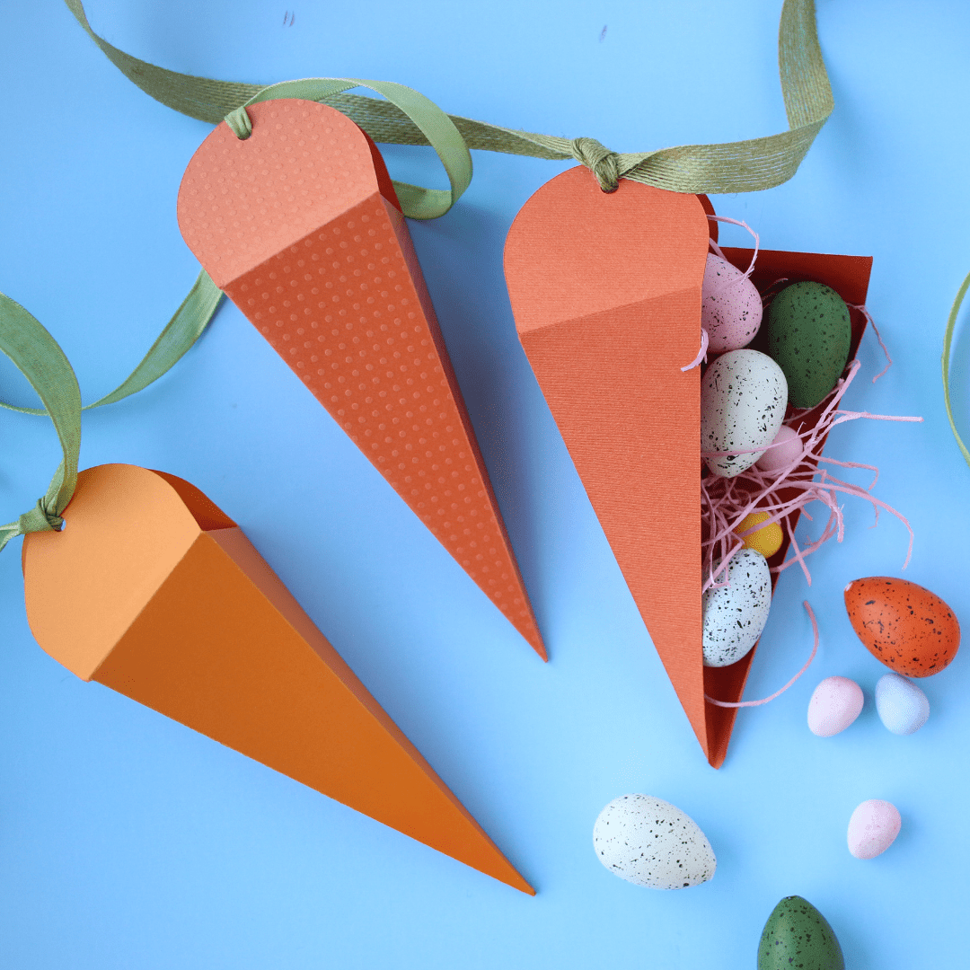 How To Make A Paper Carrot Treat Box Sweet Red Poppy