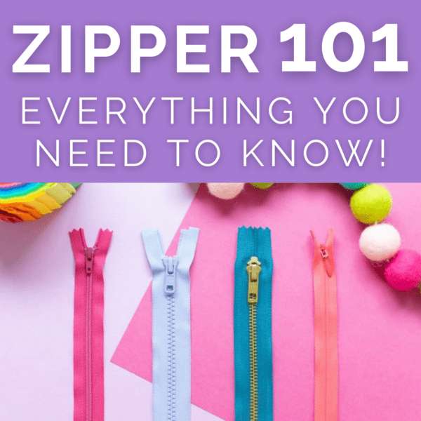 How to Sew a Zipper 4 Different Ways - Sweet Red Poppy