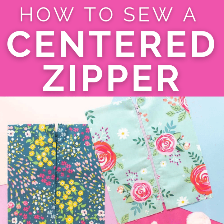 How to Sew a Zipper 4 Different Ways - Sweet Red Poppy