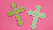 3D Layered Easter Cross - Sweet Red Poppy