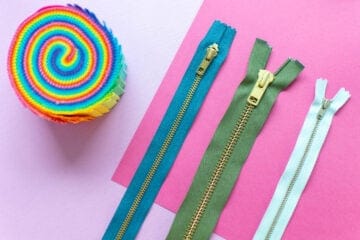 Anatomy of a Zipper - Sweet Red Poppy