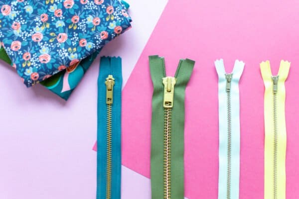 Anatomy of a Zipper - Sweet Red Poppy