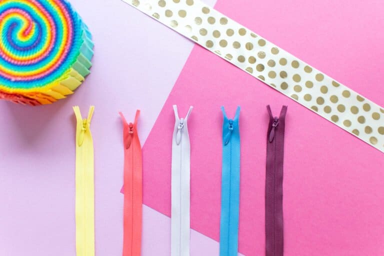 Anatomy of a Zipper - Sweet Red Poppy