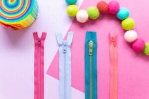 Anatomy of a Zipper - Sweet Red Poppy