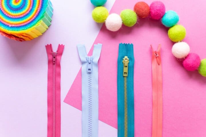 Anatomy of a Zipper - Sweet Red Poppy