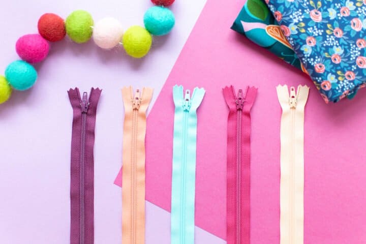 Anatomy of a Zipper - Sweet Red Poppy