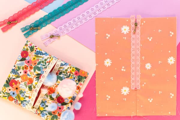 How to Sew an Exposed Zipper - Sweet Red Poppy