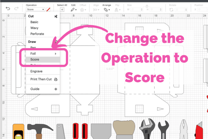 Father's Day 3D Tool Box Gift Box - Sweet Red Poppy