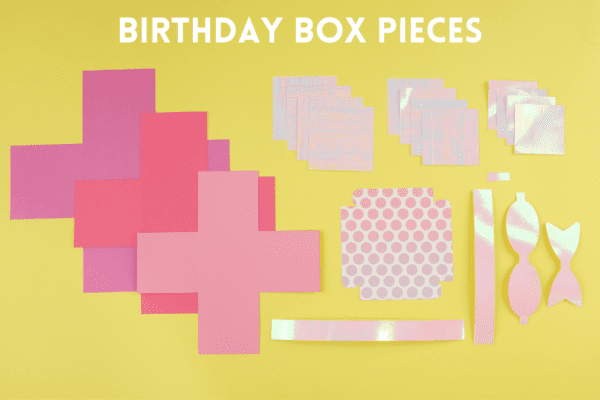 Birthday Explosion Box Tutorial and SVG Template - Sweet Red Poppy