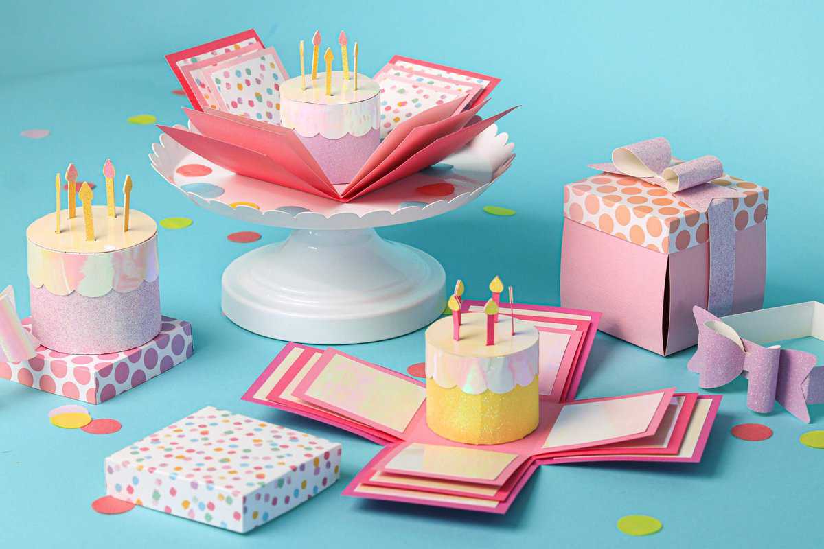 Birthday Explosion Box Tutorial and SVG Template - Sweet Red Poppy