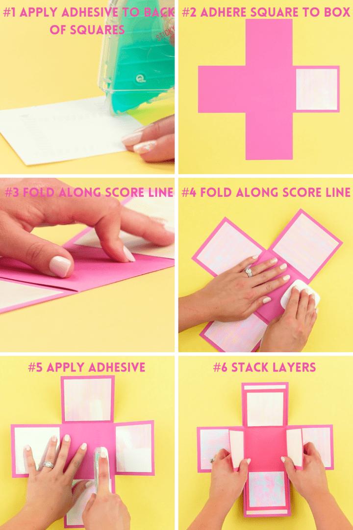 Birthday Explosion Box Tutorial and SVG Template - Sweet Red Poppy