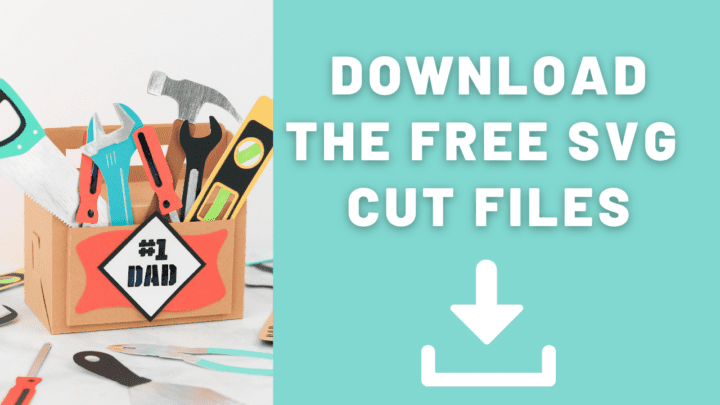 Father's Day 3D Tool Box Gift Box - Sweet Red Poppy